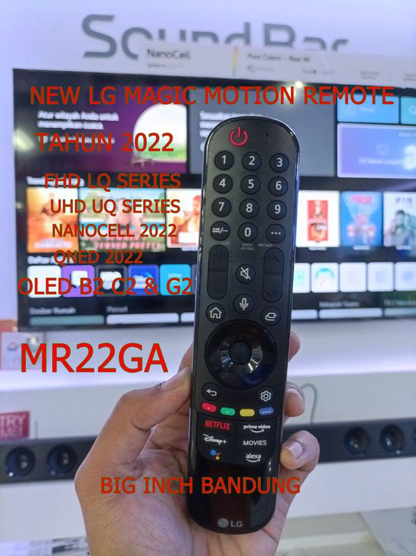 REMOTE SMART TV LG MR22 ORI