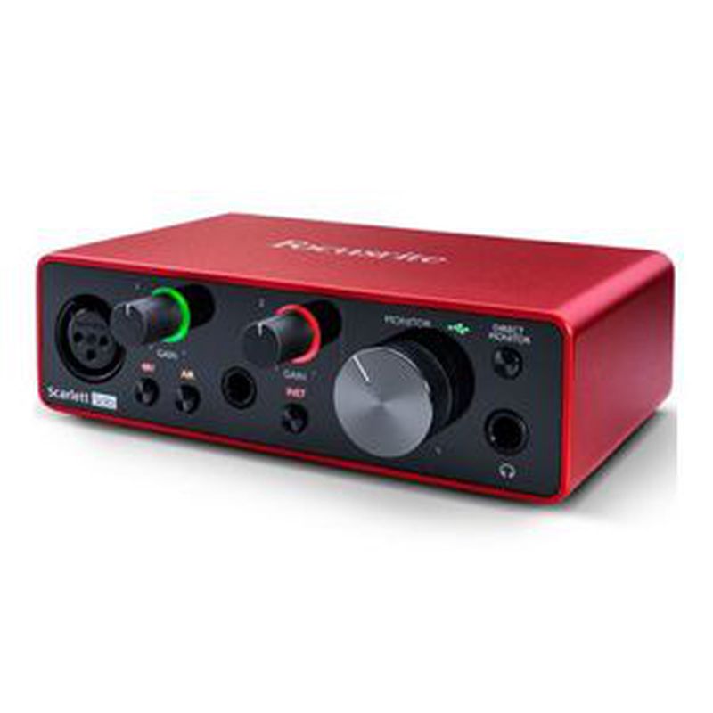 SOUND CARD FOCUSRITE SCARLETT SOLO GEN 3 AUDIO INTERFACE