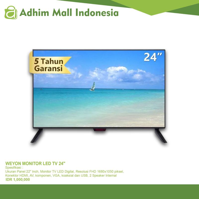 WEYON MONITOR LED TV 24"