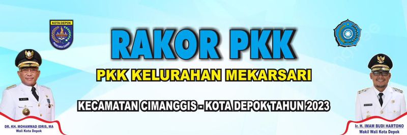 Spanduk Kegiatan Rakor PKK
