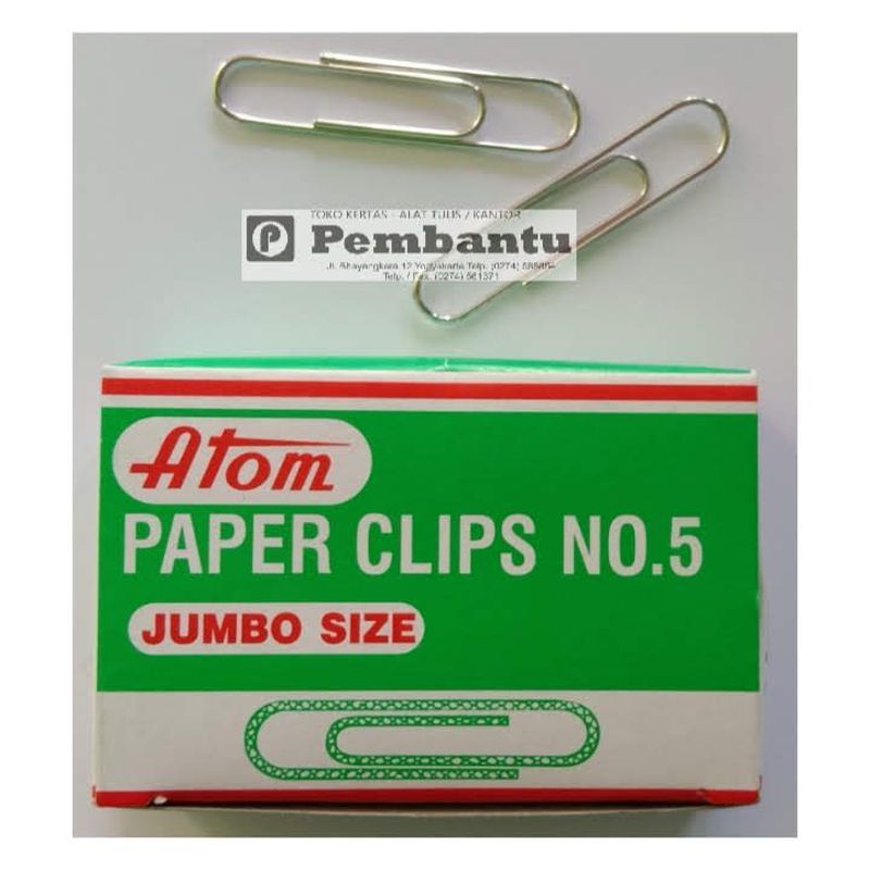 PAPER CLIP ATOM JUMBO NO. 5