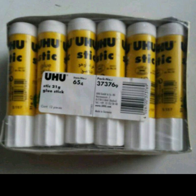 LEM STICK UHU 21GR PER PACK
