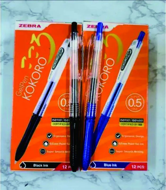 Ballpoint Zebra Kokoro - Hitam