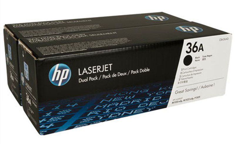 LaserJet HP Black Toner 36A (CB436A)