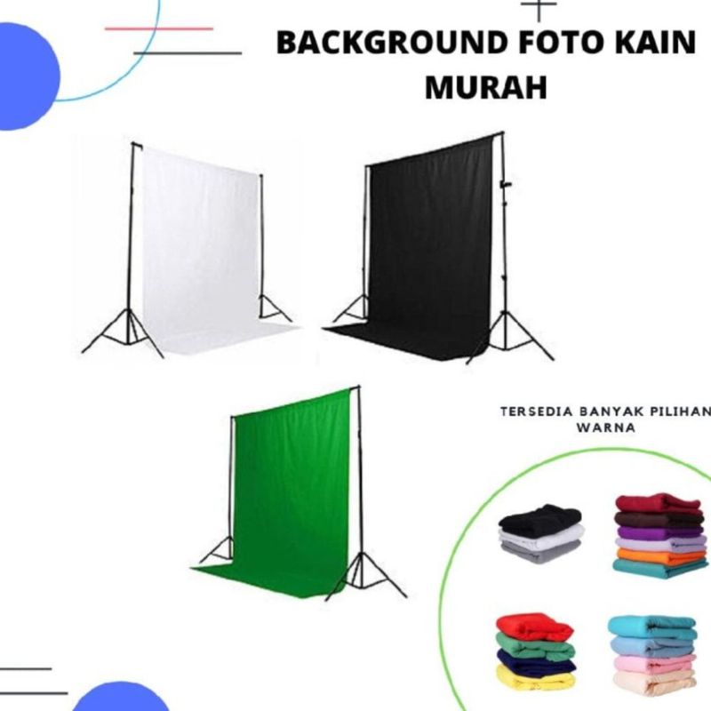 Kain Background Polos UK. 2,4 x 2 Meter