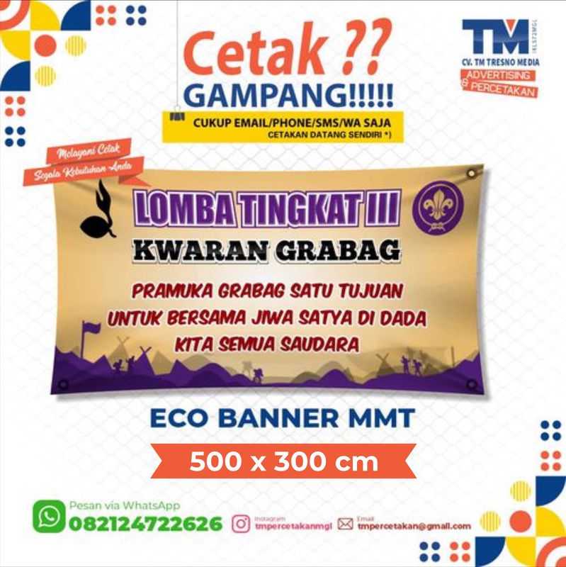 Banner / MMT 500 x 300 cm, Flexy 280 gr,