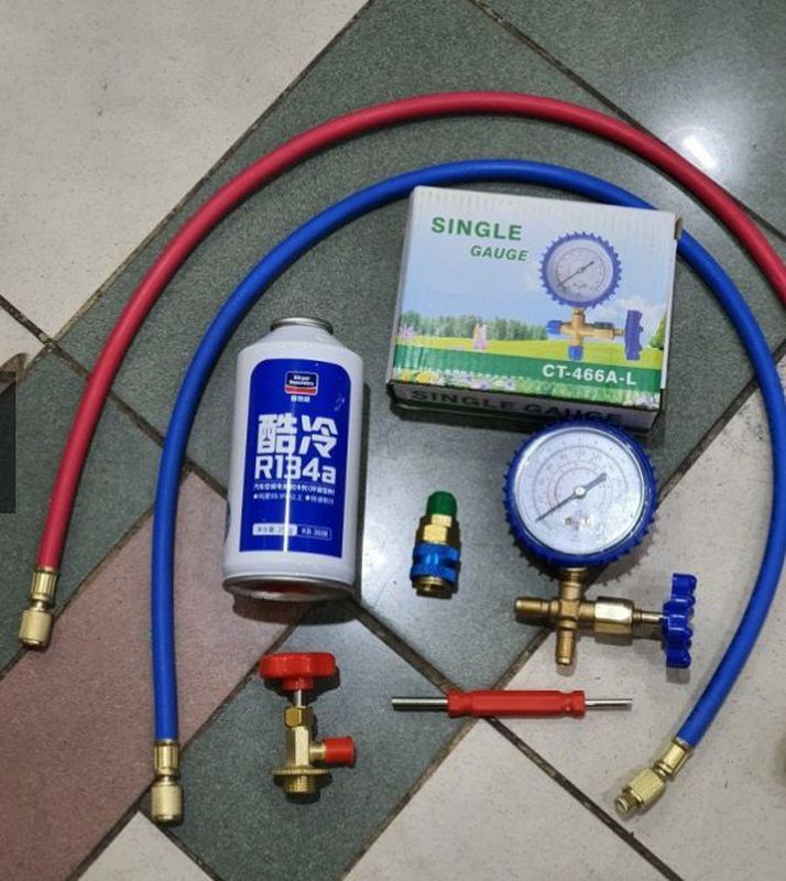 FREON ISI R134A PAKET LENGKAP
