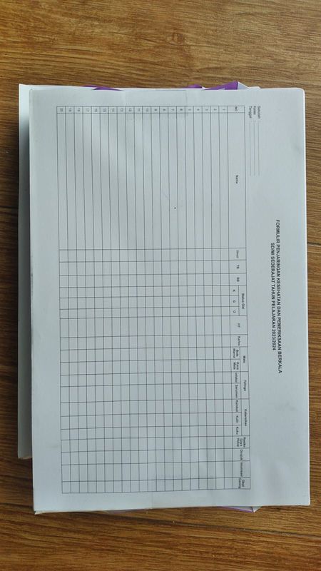 Form Skrining SD / SMP