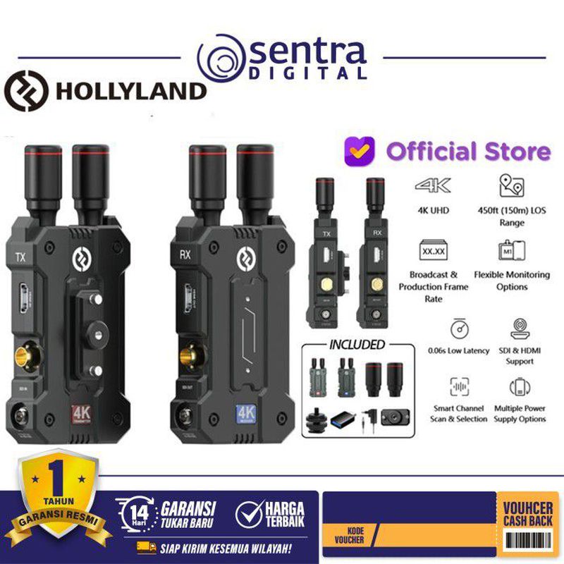 Hollyland Mars 4K Wireless Video Transmission System Sentra Digital ...
