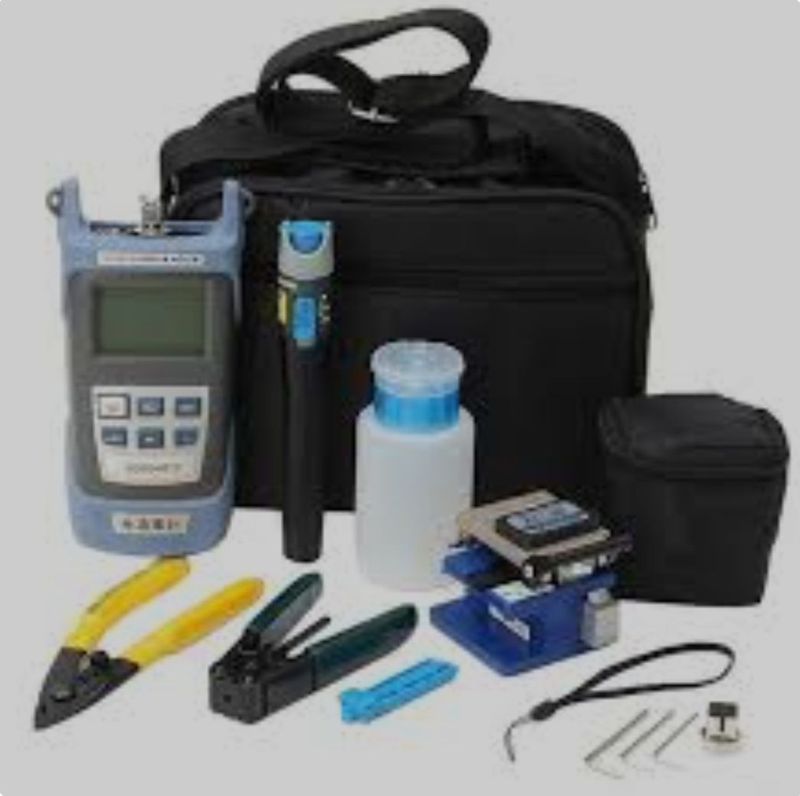 Tool Kit Set FTTH lengkap OPM VFL Cleaver FO Fiber Optik Tool Kit