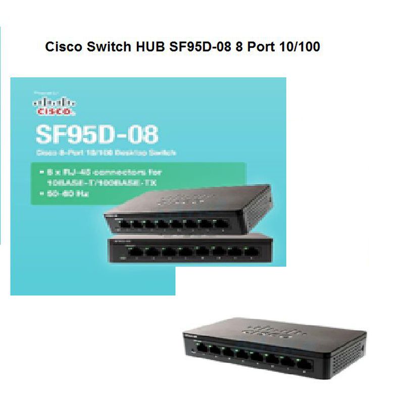 Cisco Switch HUB SF95D-08 8 Port 10/100