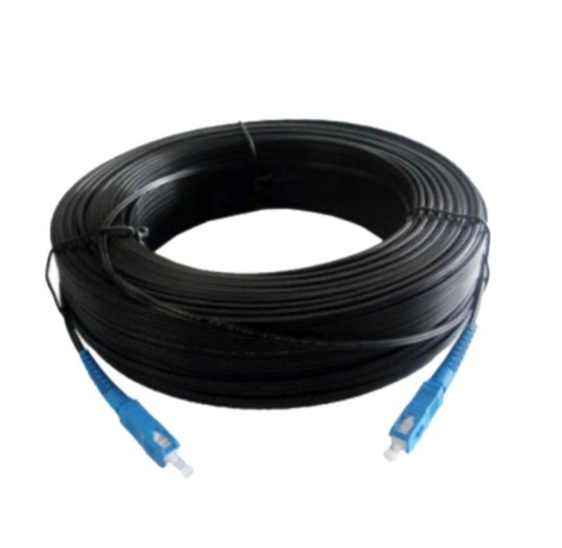 Kabel FTTH Dropcore Precon Fiber Optik Simplex Singel mode 1 Core 100m