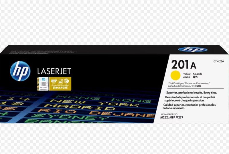 HP LASER JET TONER 201 A / CF 402 YELLOW