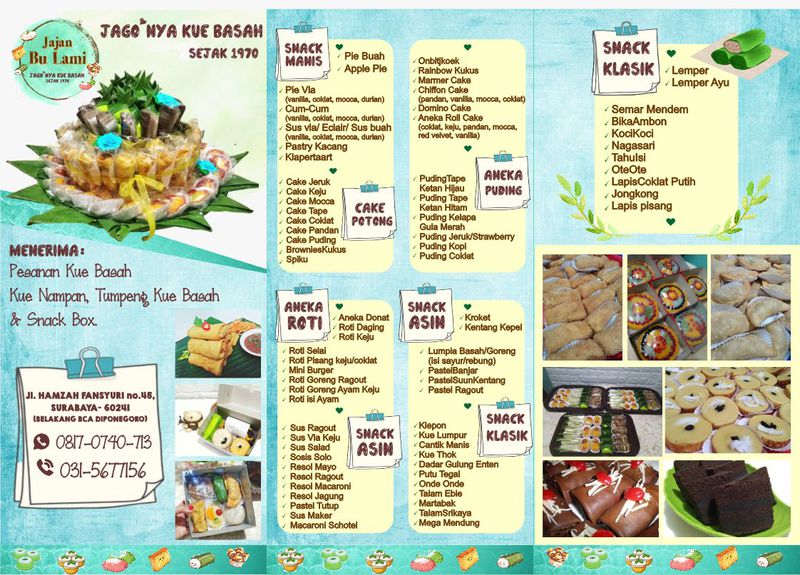 menu kue basah