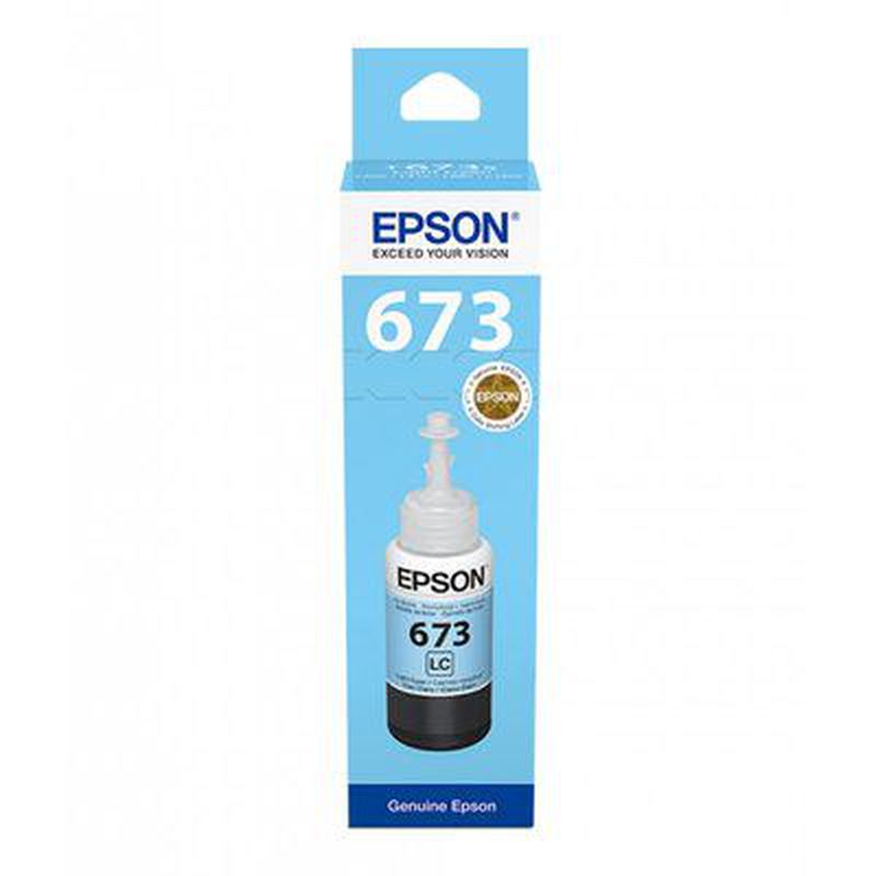 Refill Tinta Printer Epson L1800 Light Cyan 673