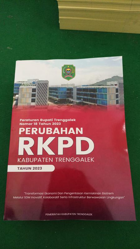 CETAK BUKU PERUBAHAN RKPD TAHUN 2023