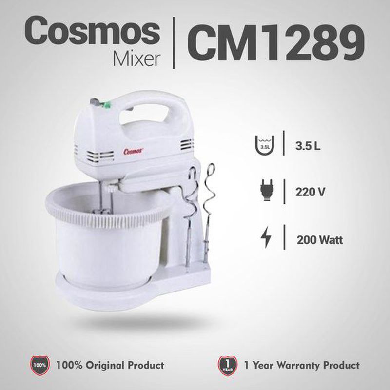 COSMOS 2 MIXER JADI SATU - STAND MIXER CM-1289 / CM1289 / CM1289