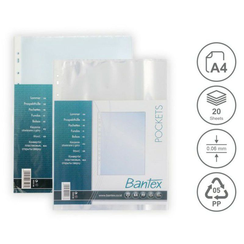 Pocket Bantek 20 Sheet