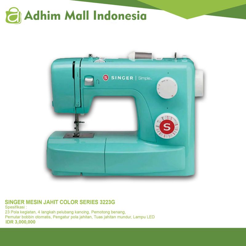 SINGER MESIN JAHIT COLOR SERIES 3223G