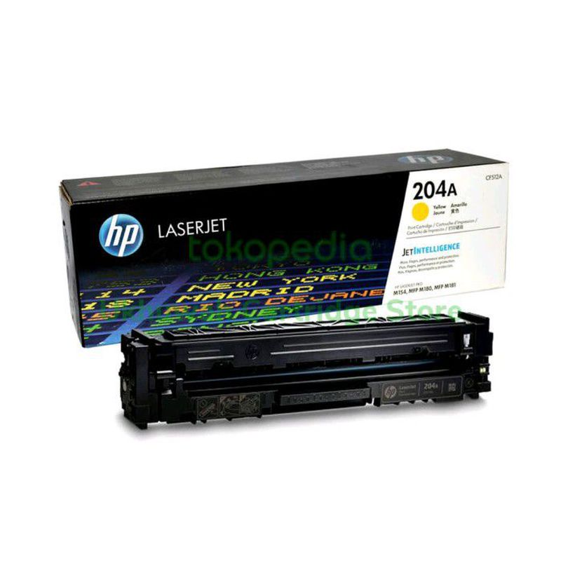 HP LASER JET TONER 204 A / CF 512 YELLOW