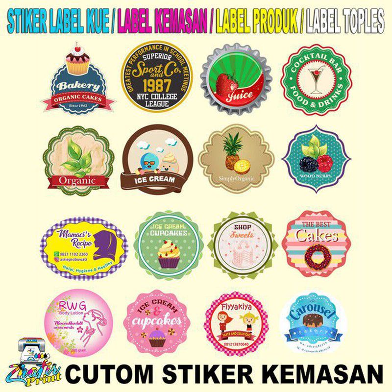 Stiker Kemasan