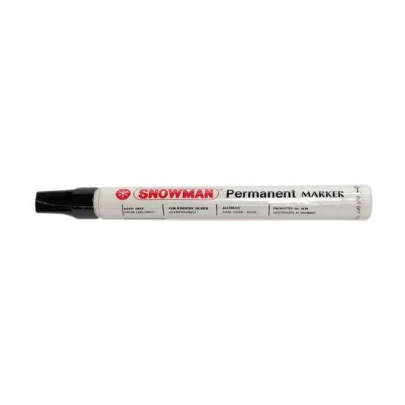 Snowman Board Marker Permanent - Hitam