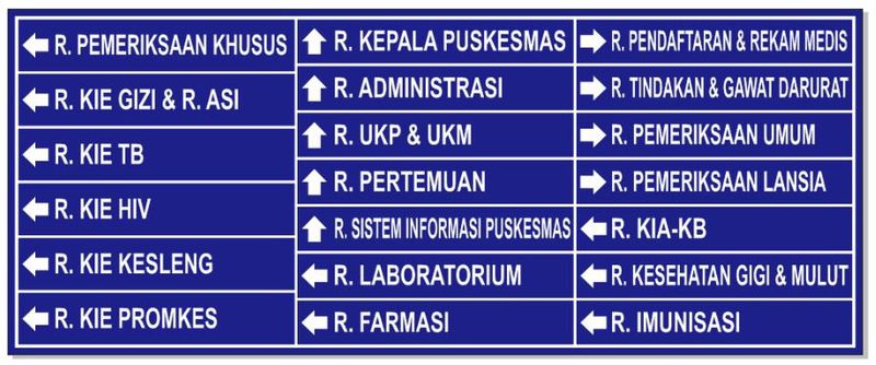 BANNER ARAH RUANGAN