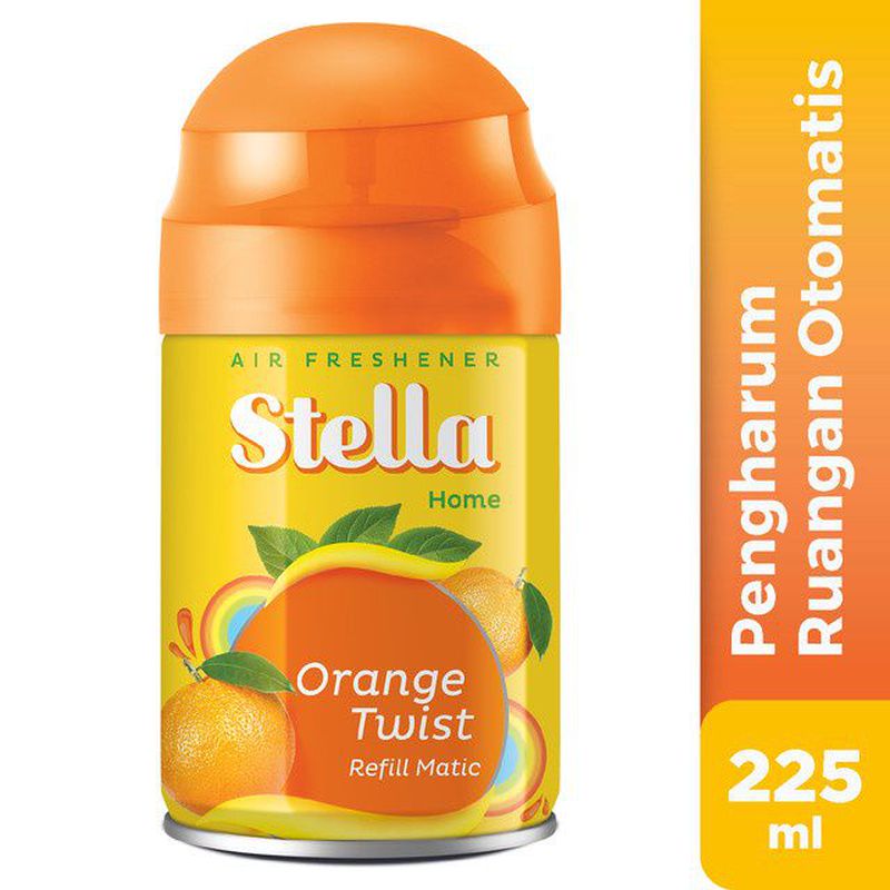 Stella Matic Refill Pengharum Ruangan 225 ml - Orange Twist