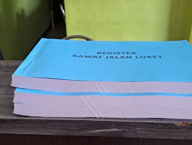 Buku Register Rawat Jalan Loket