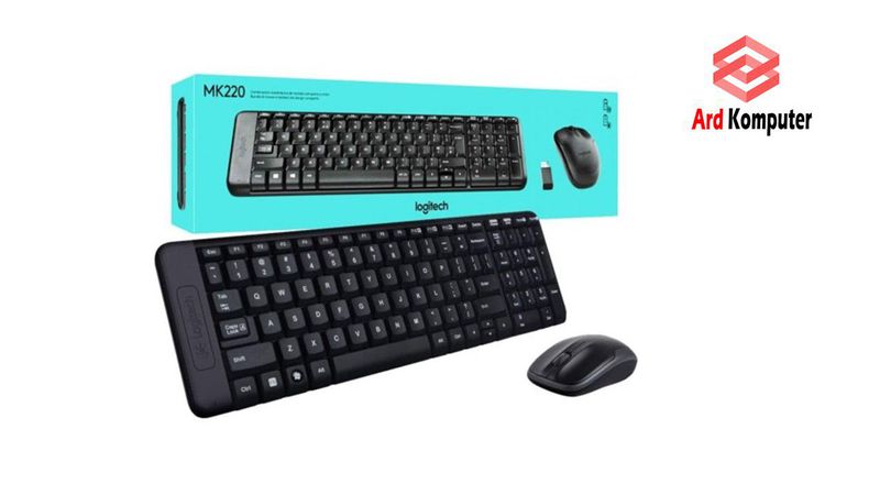 KEYBOARD + MOUSE WIRELESS LOGITECH MK 220