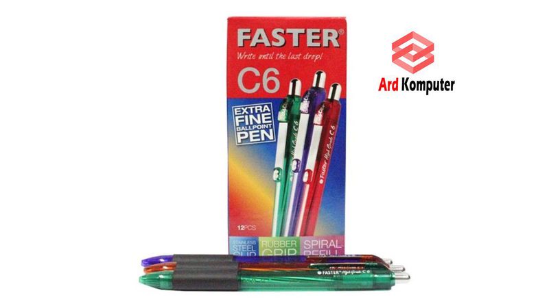 PULPEN FASTER C6 ( HITAM )