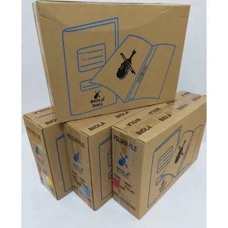Map Kertas Biola 5001 Snelhekter Folio (Kotak) - Hijau