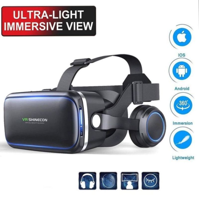 VR Box Remote Controller Shinecon 6.0 Virtual Reality Glasses Headset ...
