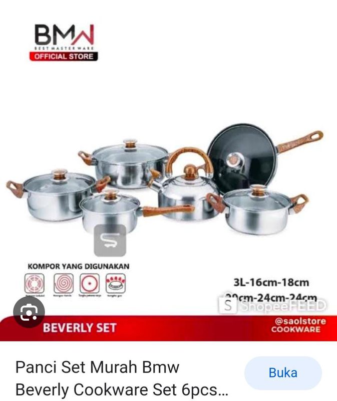 Panci Beverly Set BMW