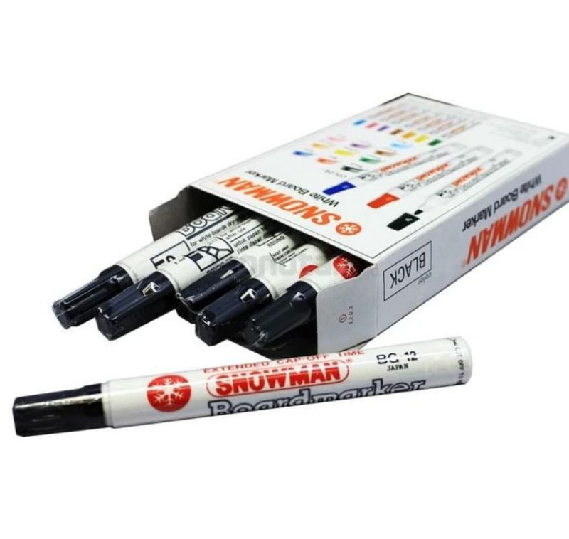 Spidol Whiteboard Snowman - Hitam
