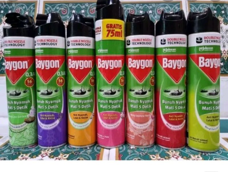 Baygon Aerosol obat nyamuk semprot - Orange Blossom