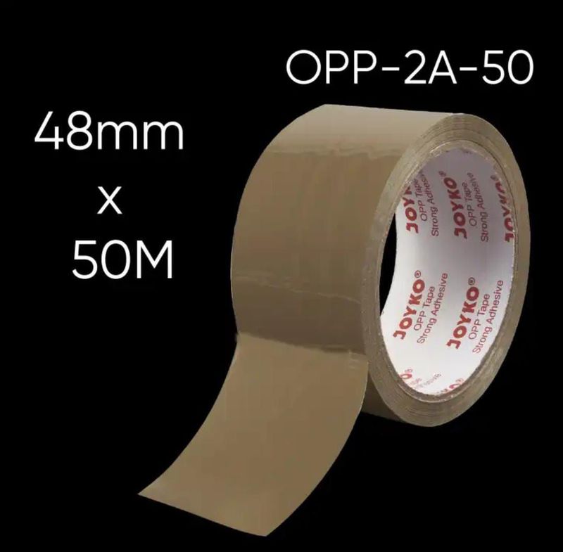 Opp Tape Lakban Cokelat Joyko OPP-2A-50M 48mm Strong Adhesive