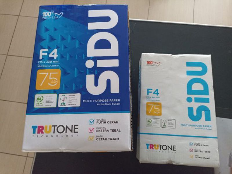 Kertas F4 75 Sidu per box
