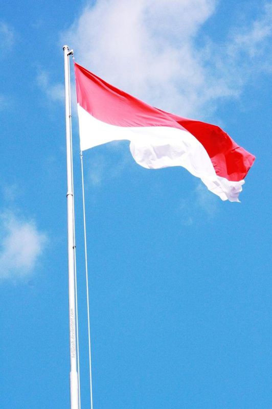 Bendera Merah Putih + Tiang 3Meter