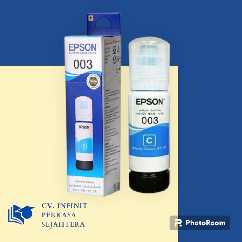 Tinta Printer 003 Epson - Cyan