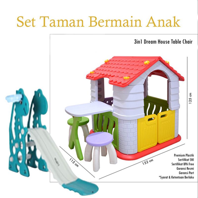 Set Taman Bermain Anak Indoor