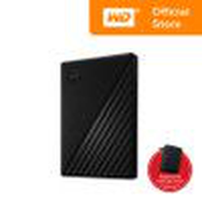 WD My Passport - HD / HDD / Hardisk Eksternal - Putih - 1 TB