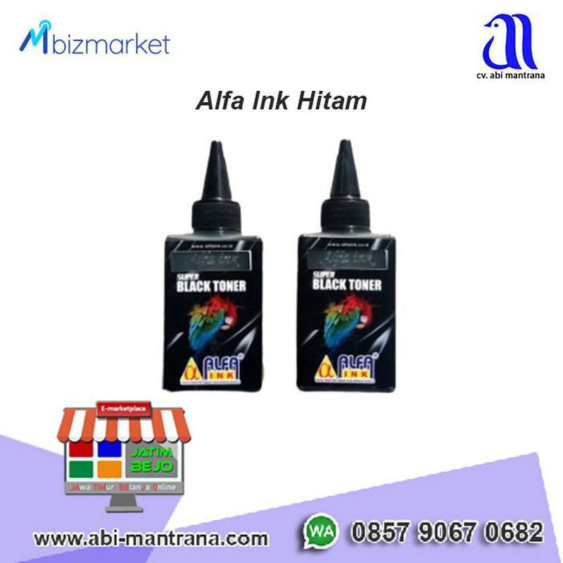 Tinta Alfa Ink Hitam