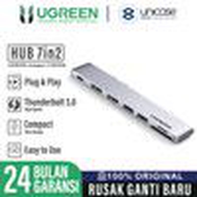 Adapter HUB Macbook 5in1 UGREEN Multi Port USB Type C Mini Adapter - - 4 IN 2 CM263