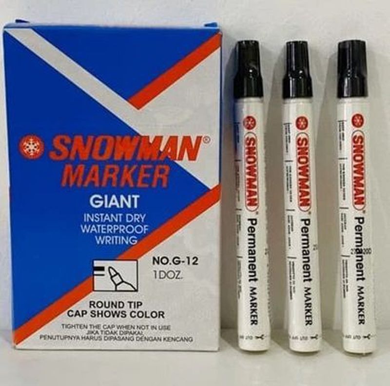 Spidol Snowman Besar Permanent
