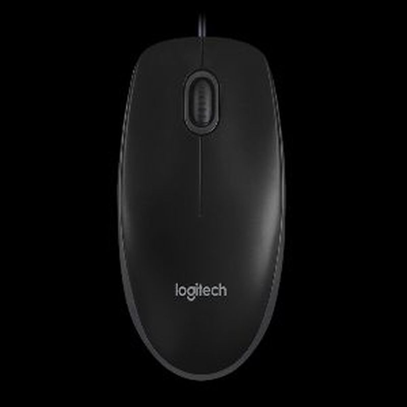 Logitech B 100 Optical USB Mouse for Bus