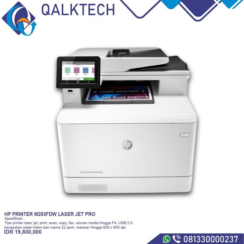 HP PRINTER M283FDW LASER JET PRO