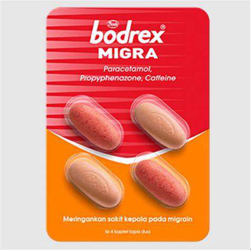 OBAT SAKIT KEPALA BODREX MIGRA