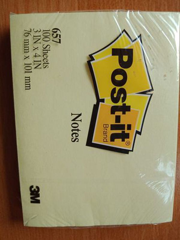 POST IT NOTES 3 M NO 657