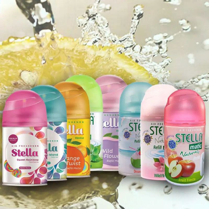 Stella Air Freshener Reffil Matic Caffe Latte 225ml